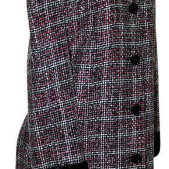 Jacques Vert | Jackets & Coats | Jacques Vert Multi Pink Tweed Fur Trim ...